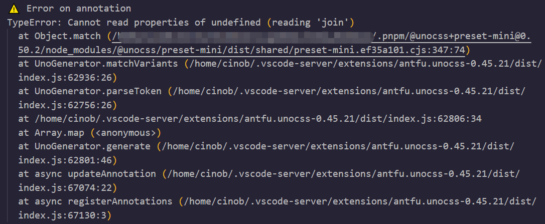vscode extensions larger than version `0.48` do not work properly · Issue #2282 · unocss/unocss ...