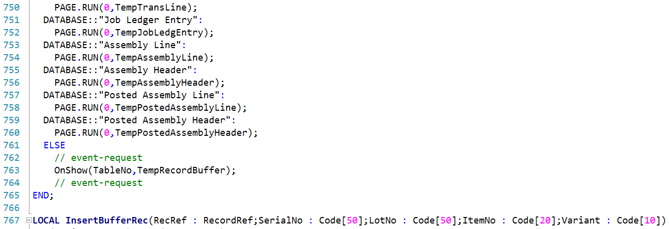 [Event Request] Codeunit 6529 "Item Tracking Navigate Mgt." OnShow · Issue #2081 · microsoft ...