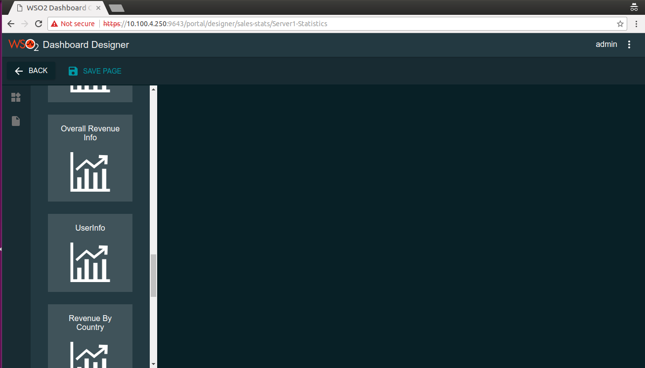 In Dashboard Designer, User info widget is not updating the user ...