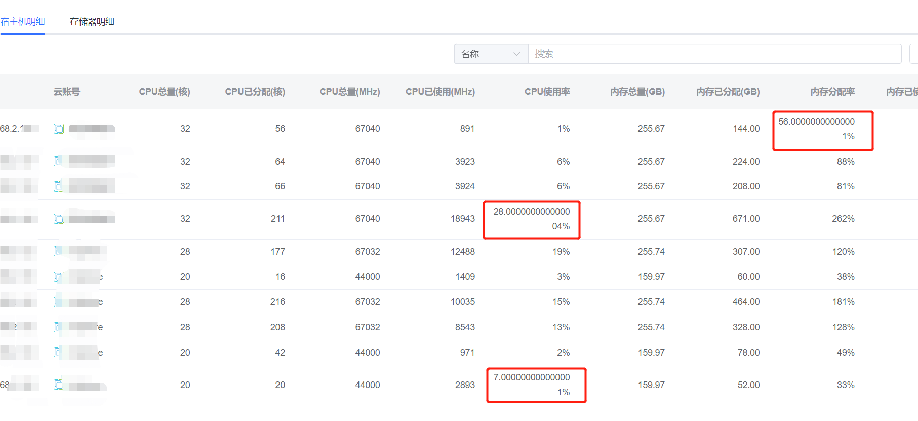 [FEATURE][运营分析][VC][资源分析-基础资源分析]-希望增加上宿主机相关cpu使用率、内存使用率 · Issue #68 · CloudExplorer-Dev ...