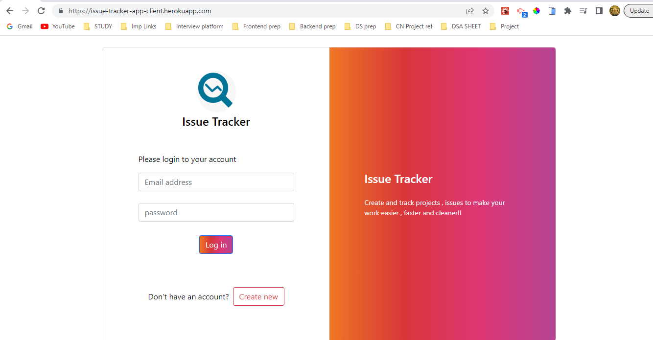 GitHub - Geethabommi/issue-tracker-frontend: Issue Management and ...