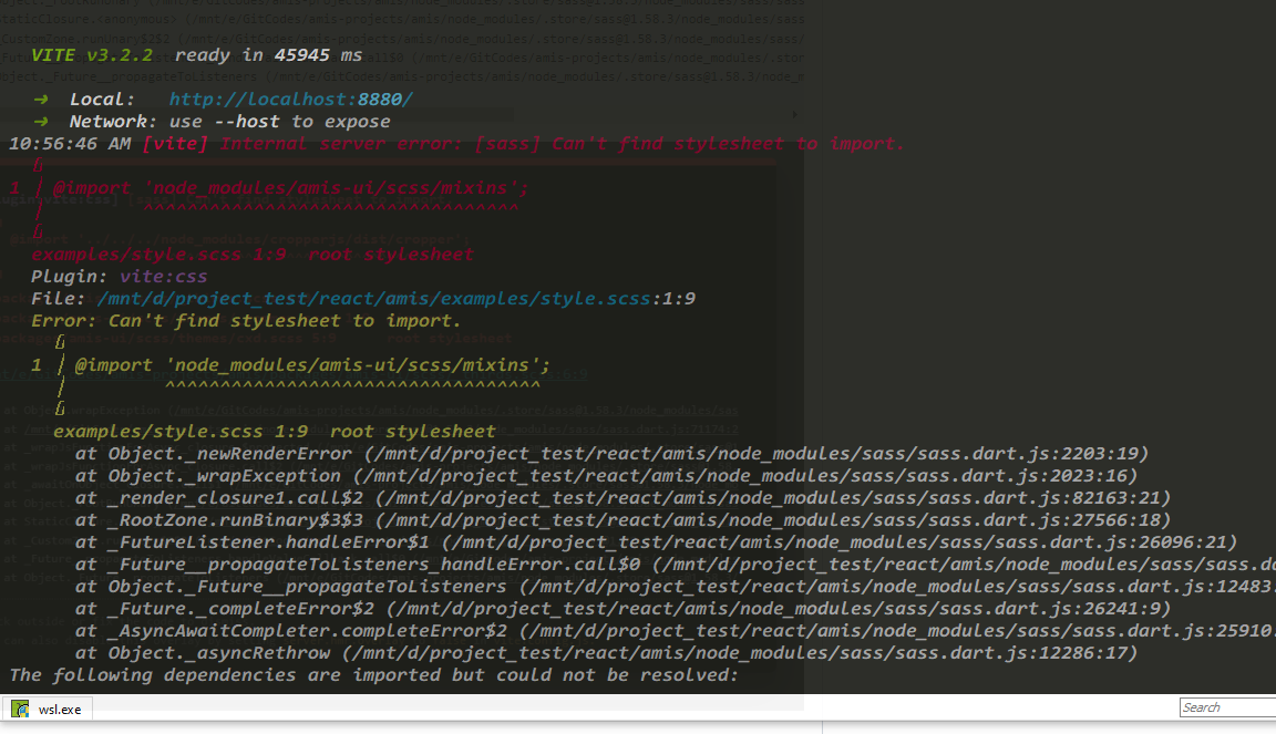 按照 仓库首页的文档 windows下无法编译 · Issue #6101 · baidu/amis · GitHub