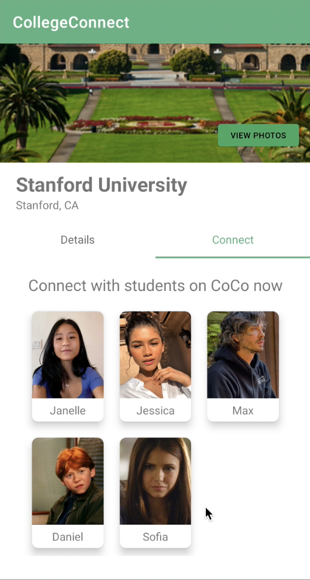 GitHub - janelle-cheung/CoCo: An app for high schoolers to learn about their dream colleges ...