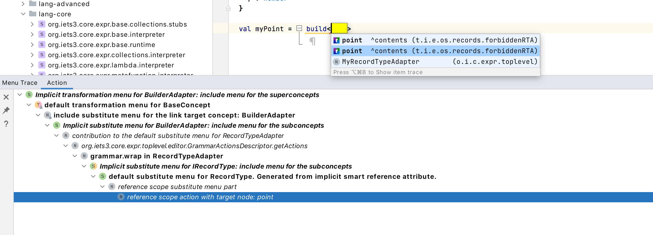 nodes using grammar.wrap show up in completion menu although they are ...