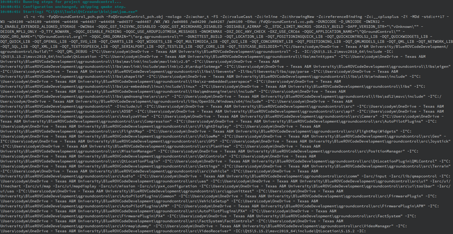 Cannot compile QGroundControl on Windows · Issue #10830 · mavlink/qgroundcontrol · GitHub