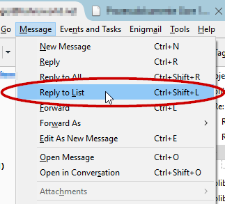 Enhancement: Add a "Reply to List" Link or Button When Answering to ...