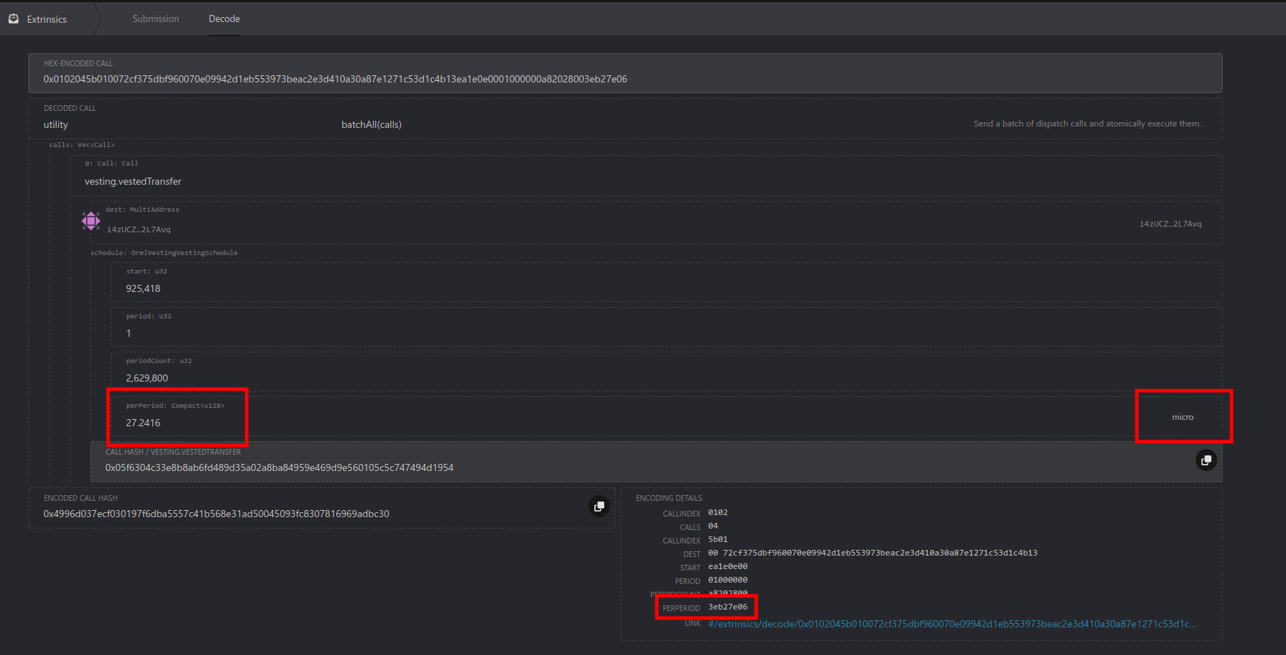 Decoding Encoded Call With Balance Type Breaks In Submission Tab · Issue 8736 · Polkadot Js