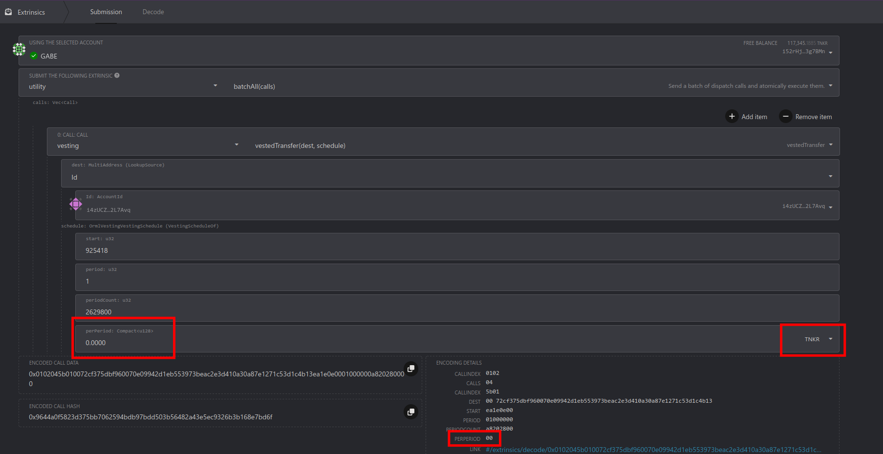 Decoding encoded call with Balance type breaks in submission tab · Issue #8736 · polkadot-js ...