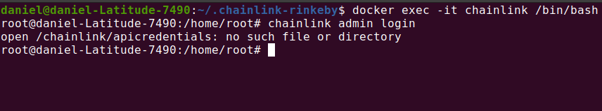 [NODE] cannot login using 'chainlink admin login' in V10 · Issue #4207 · smartcontractkit ...