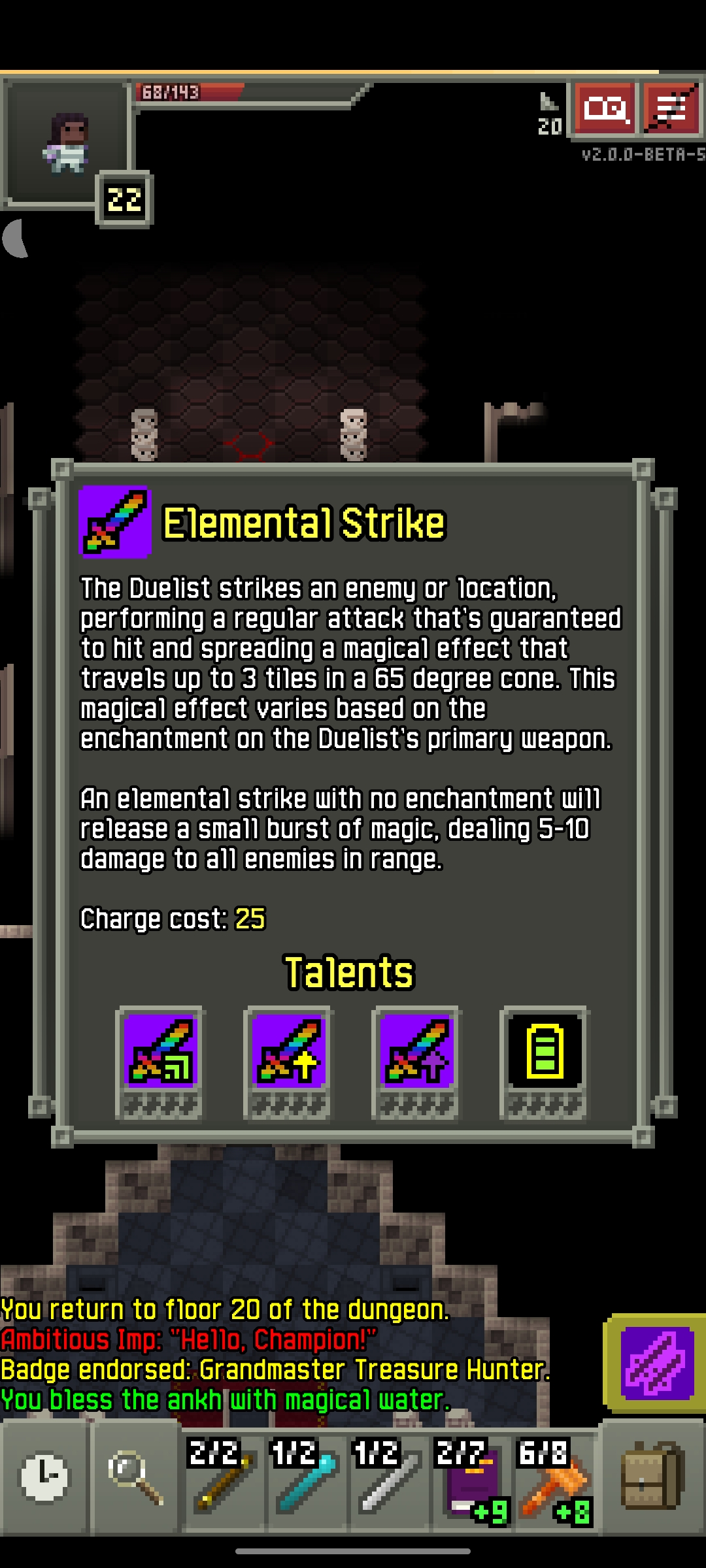 Missing elemental strike descriptions for duelist · Issue #1248 · 00-Evan/shattered-pixel ...
