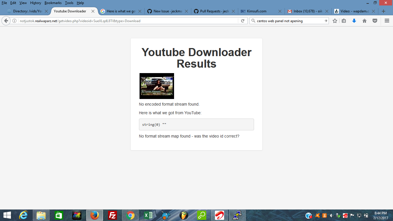 Problem,download links not displaying · Issue #219 · jeckman/YouTube-Downloader · GitHub