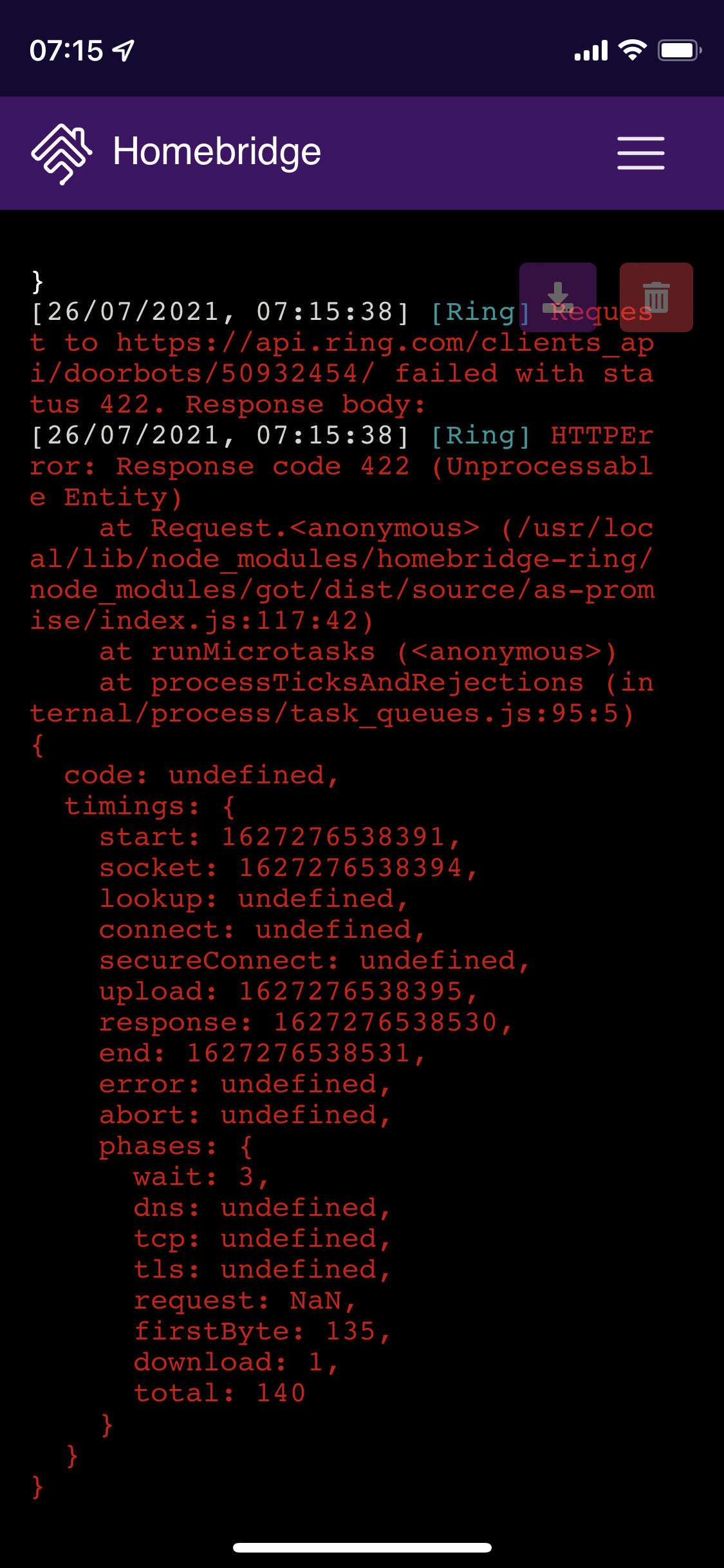 Error when pressing In-Home Doorbell Switch · Issue #661 · dgreif/ring · GitHub