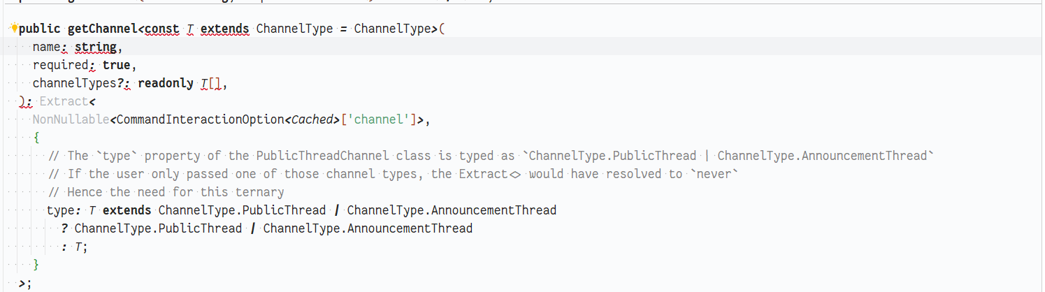 [@Dev][TS] getChannel not valid typescript · Issue #9700 · discordjs/discord.js · GitHub