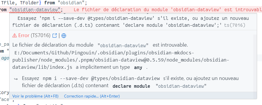 [BUG]: Broken API (0.5.58 - 0.5.59) : ERROR TS7016 - Could not find a declaration file for ...