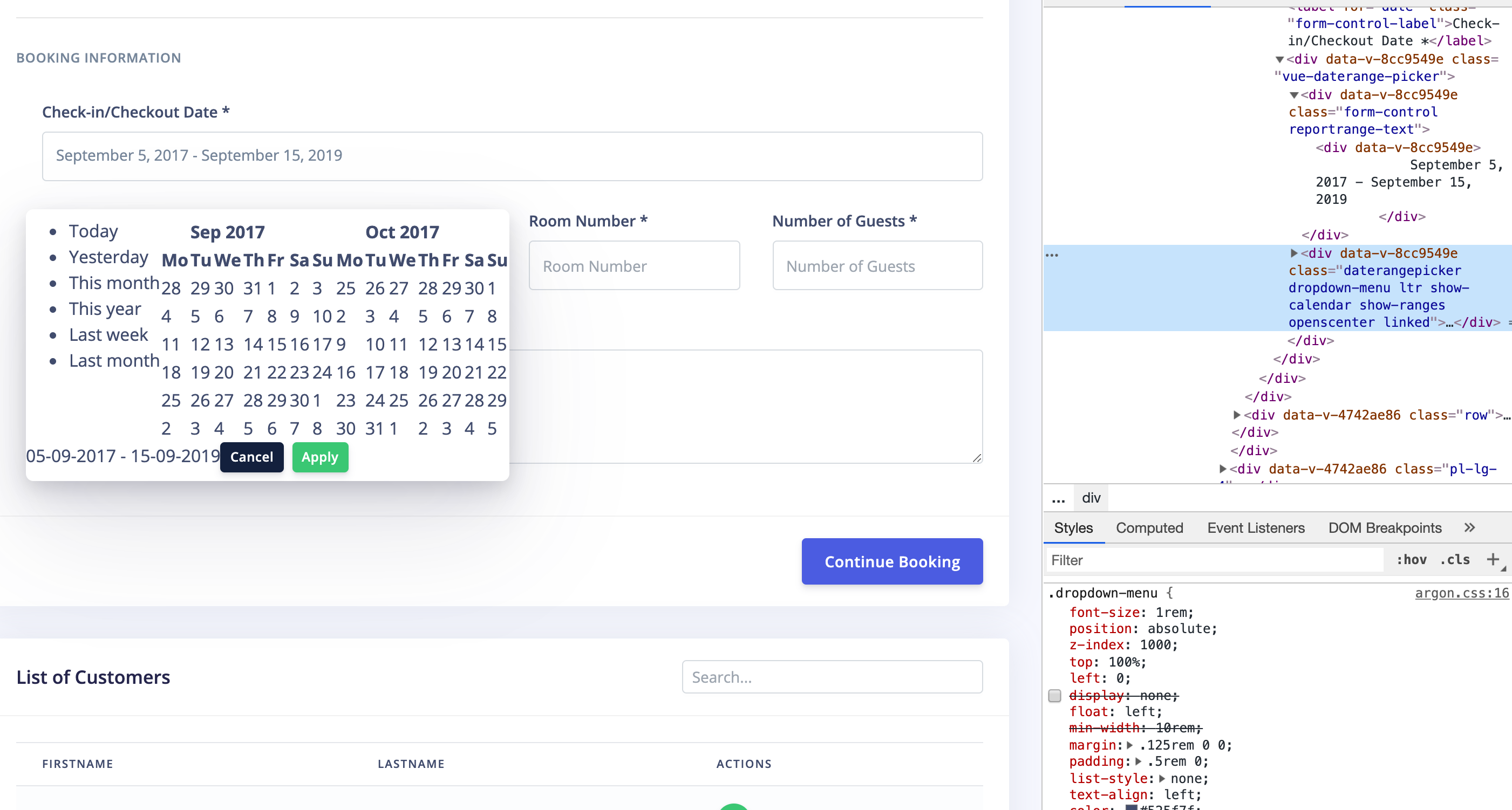 Tutorial or Sample Code · Issue #92 · Innologica/vue2-daterange-picker · GitHub