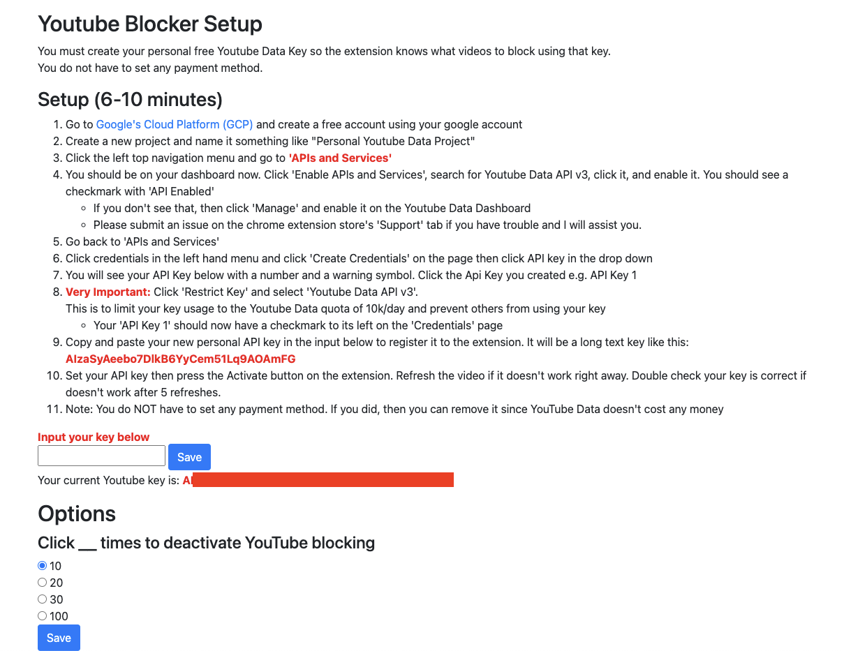GitHub - eric60/YouTube-Blocker: A Chrome Extension that blocks non ...