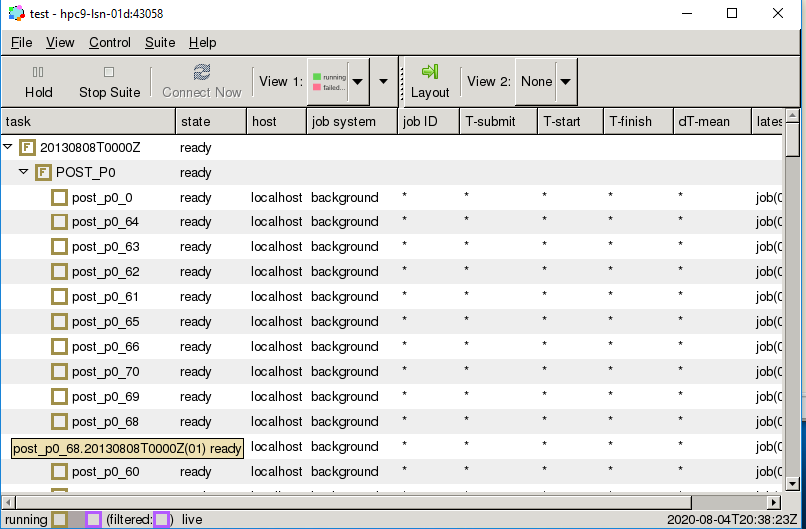 cylc-gui - tasks momentarily out of sequence · Issue #3698 · cylc/cylc-flow · GitHub