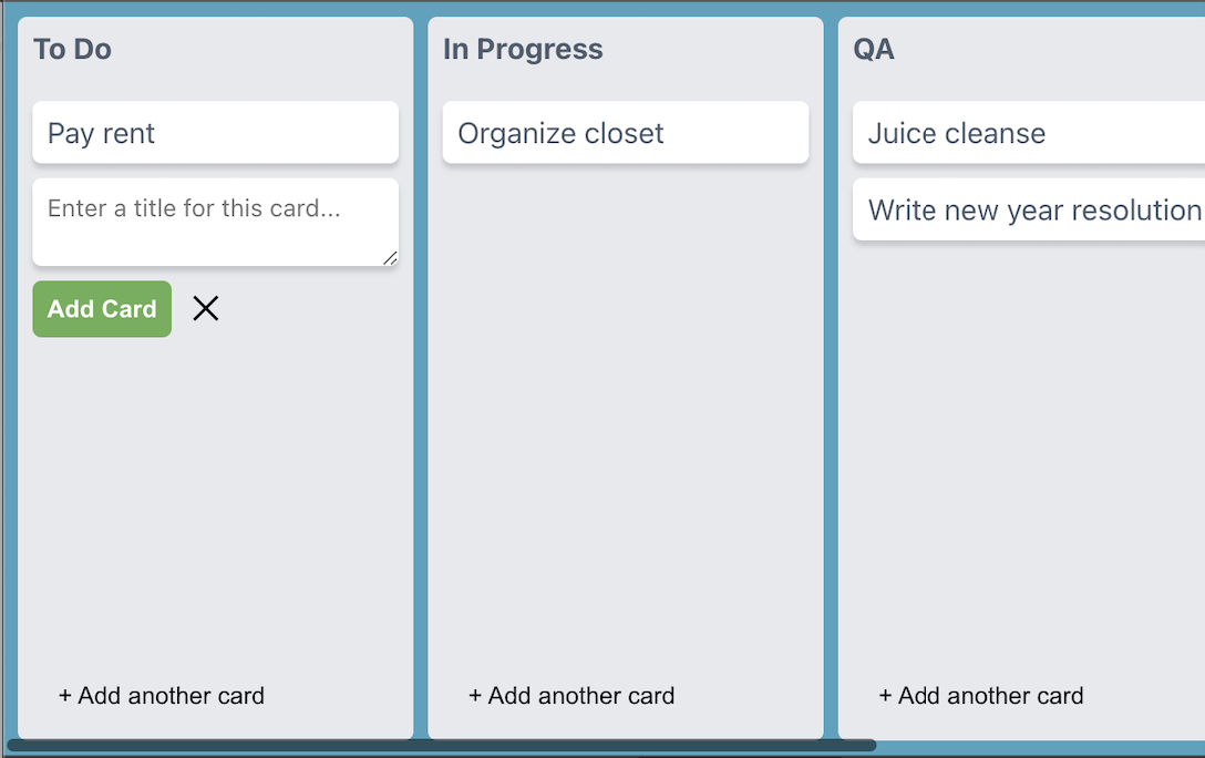 GitHub - crystalmaro/react-trello-clone