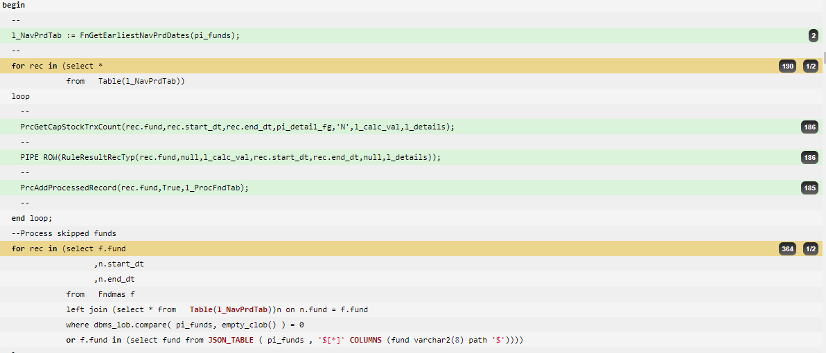 Yellow Color In Simplecov Meaning · Issue 1170 · Utplsqlutplsql · Github 