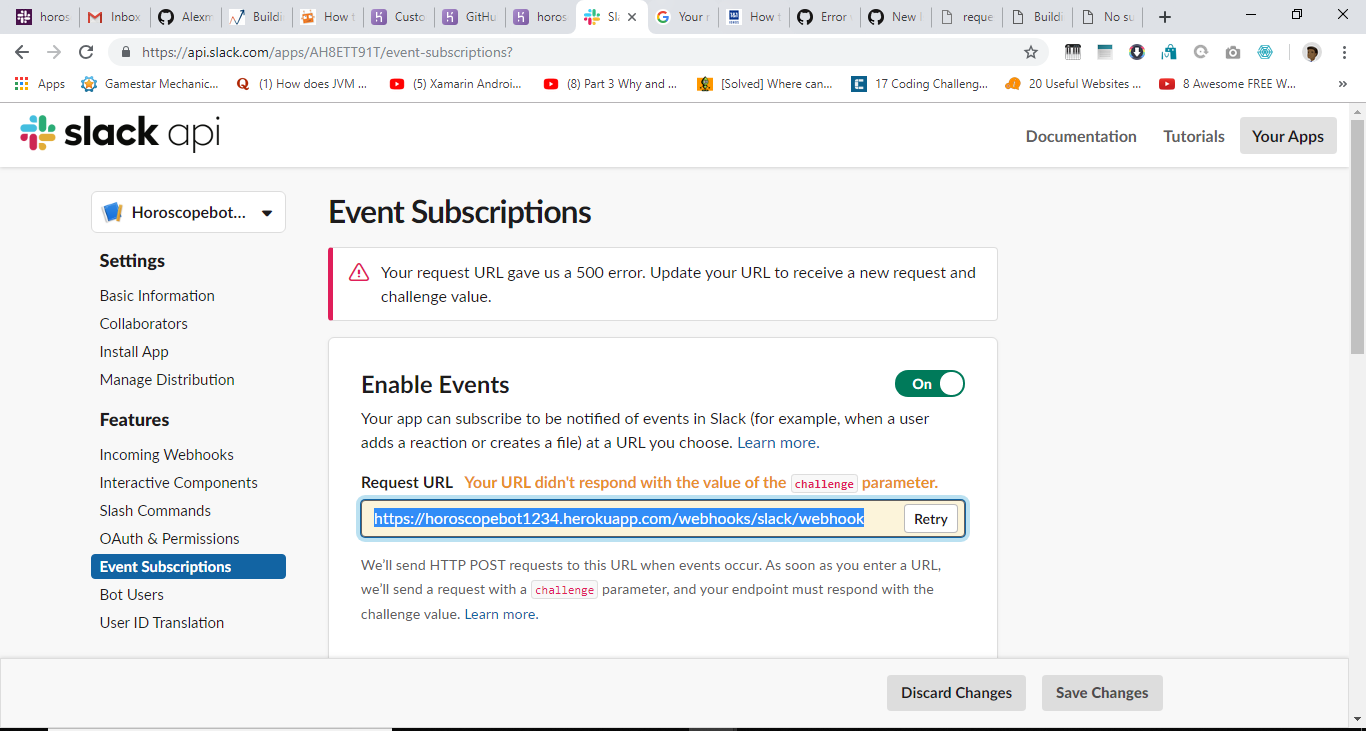 Request URL Your URL didn't respond with the value of the challenge parameter · Issue #3137 ...