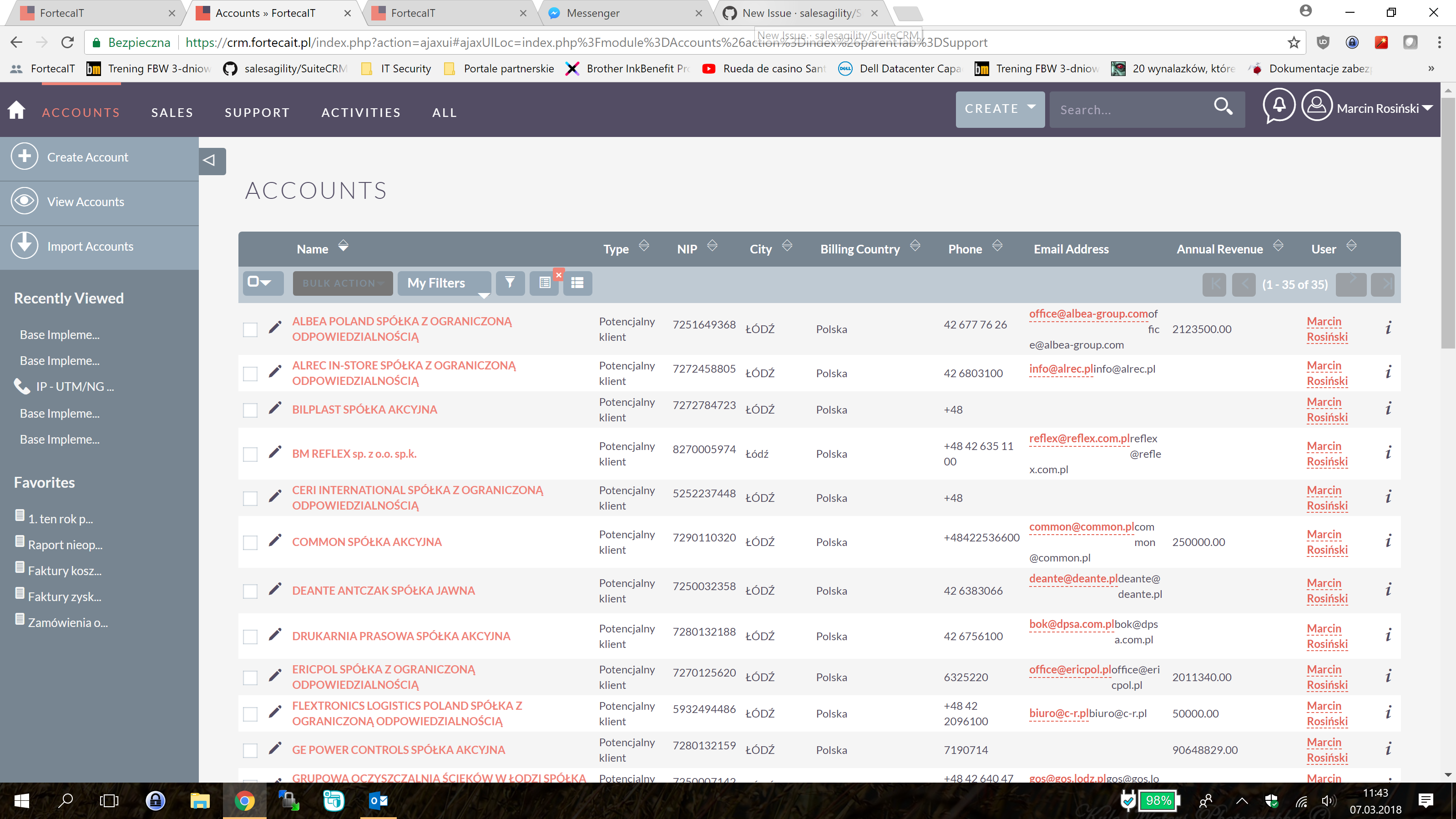 Incorrect email shown ( multiple view's ) 7.10.1 · Issue #5422 ...
