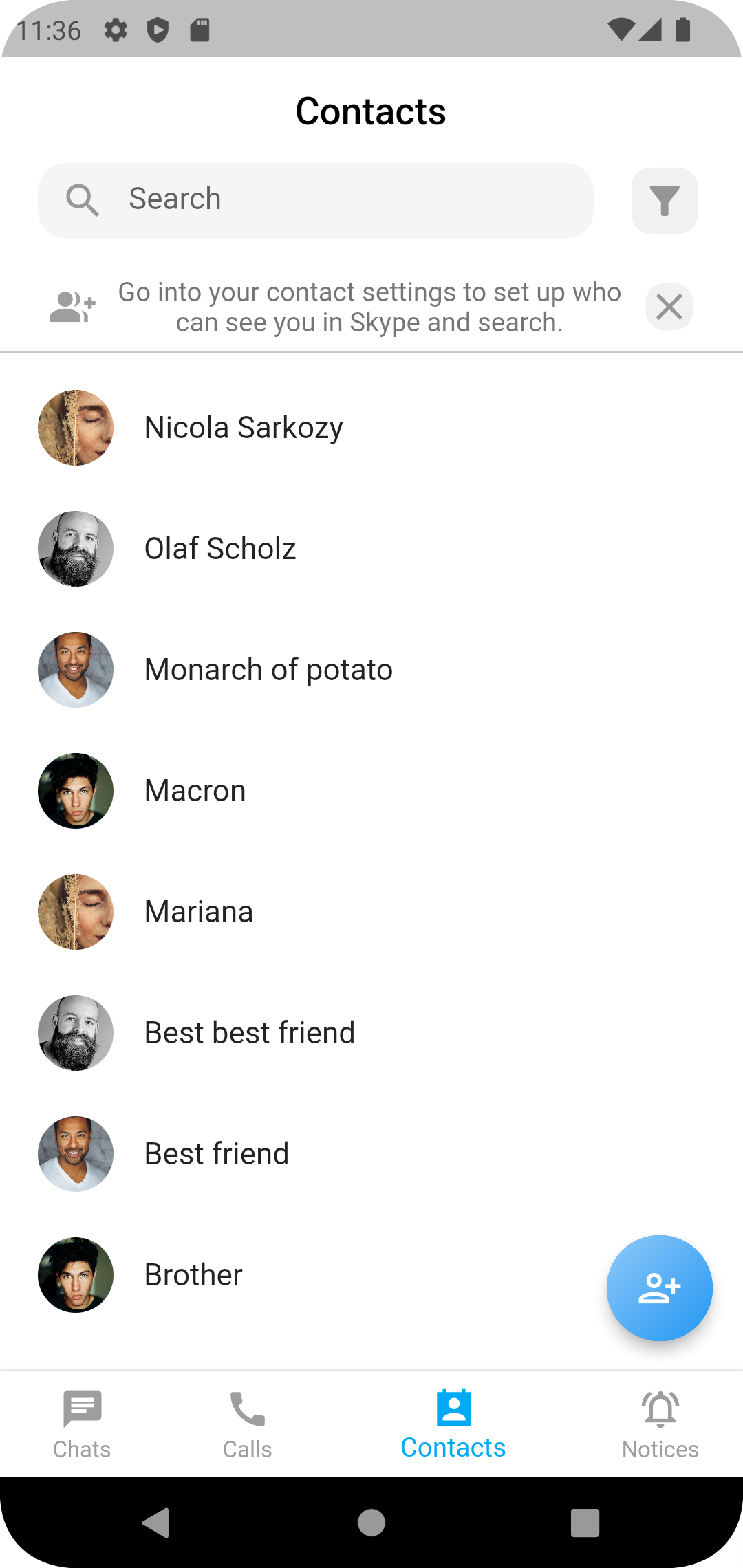 GitHub - artnoimann/skype_ui_mini