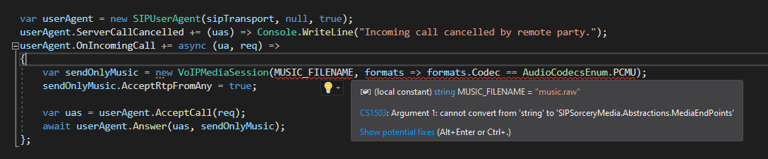 Failed to initialise playback device on window · Issue #676 · sipsorcery-org/sipsorcery · GitHub