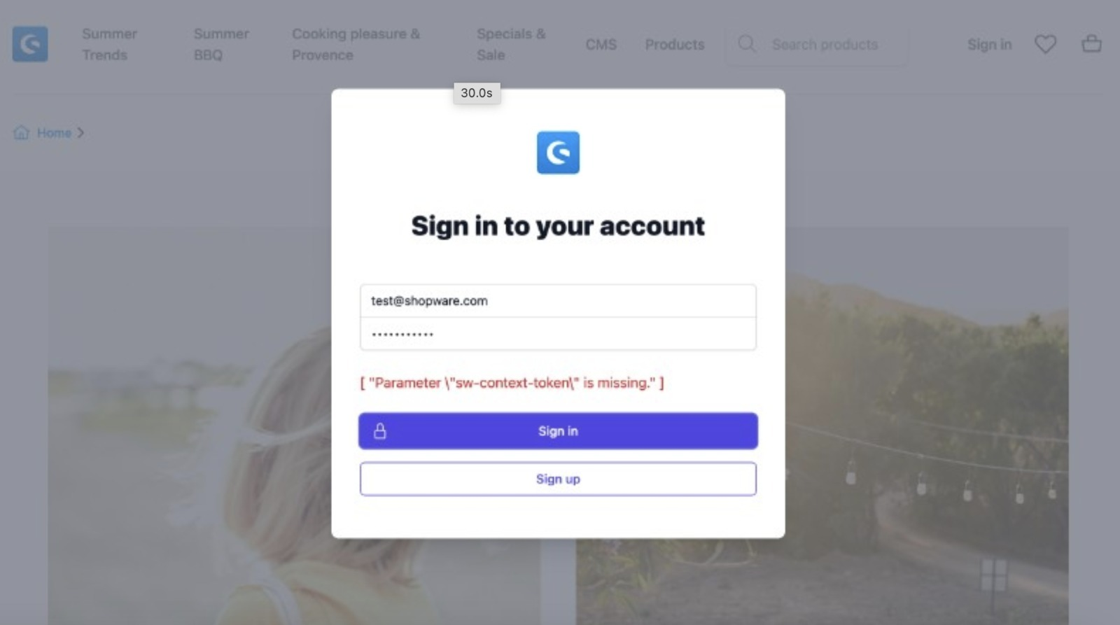 Missing sw-context-token while login · Issue #112 · shopware/frontends · GitHub