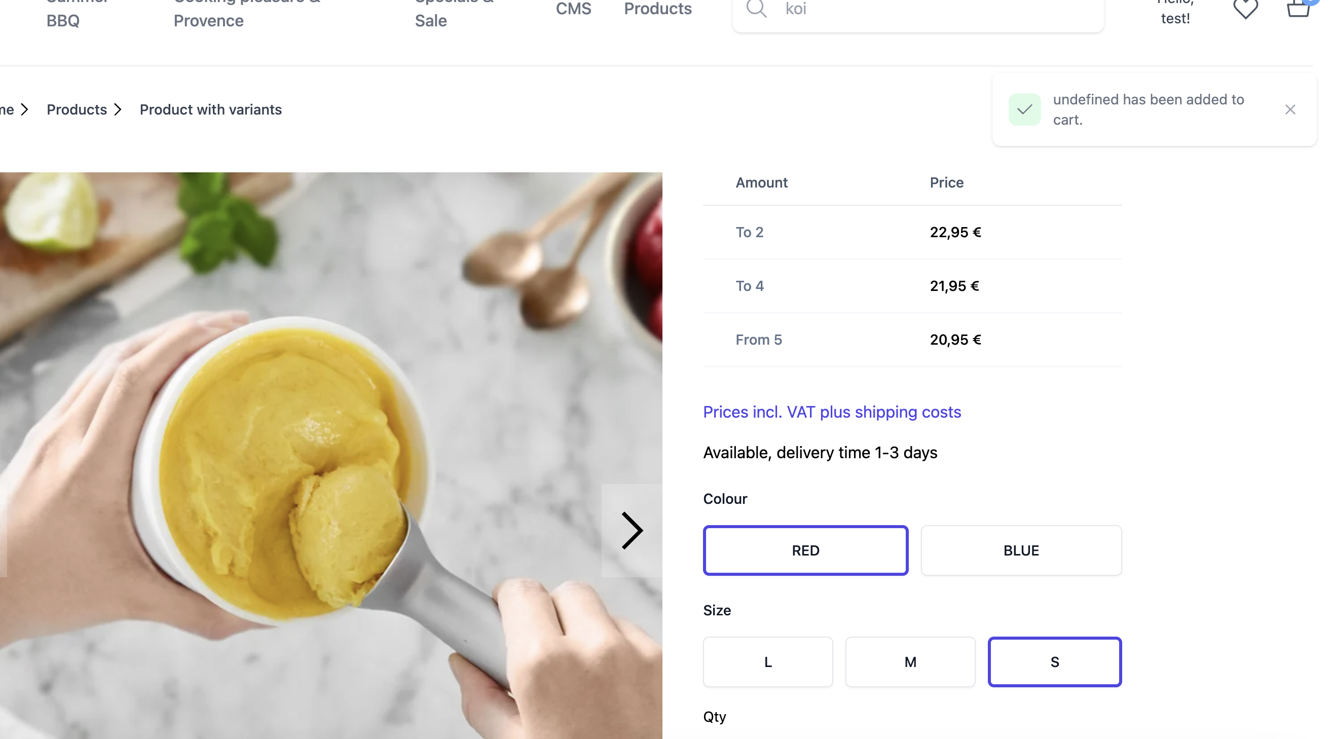 [BUG] add to cart notification message · Issue #268 · shopware/frontends · GitHub