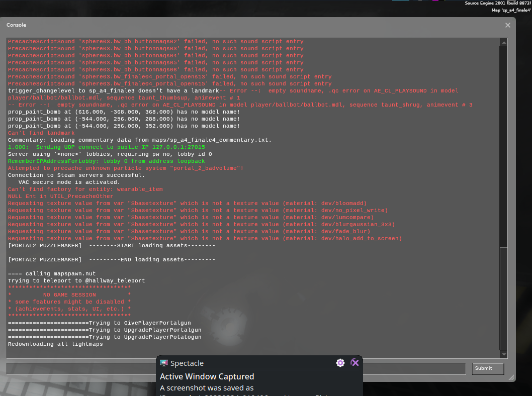 Feature: Show current map in console · Issue #1222 · StrataSource/Portal-2-Community-Edition ...