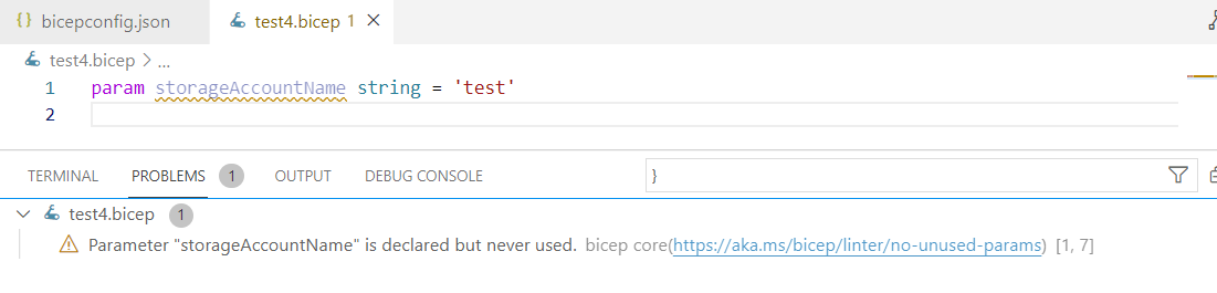 Invalid bicepconfig.json file corrupts bicep files active in workspace ...