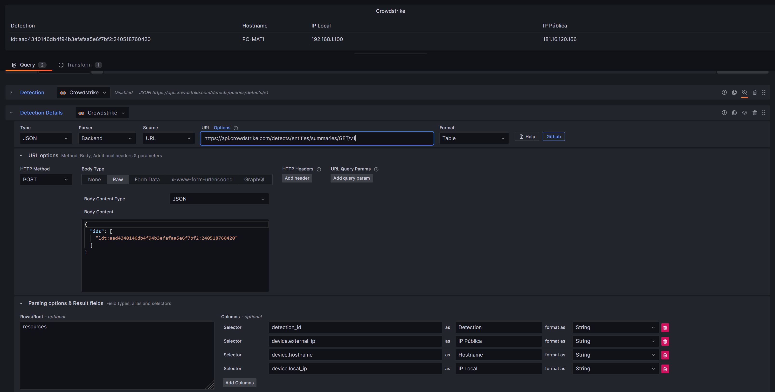 [Bug] Join by field not working with JSON from URL API · Issue #554 · grafana/grafana-infinity ...