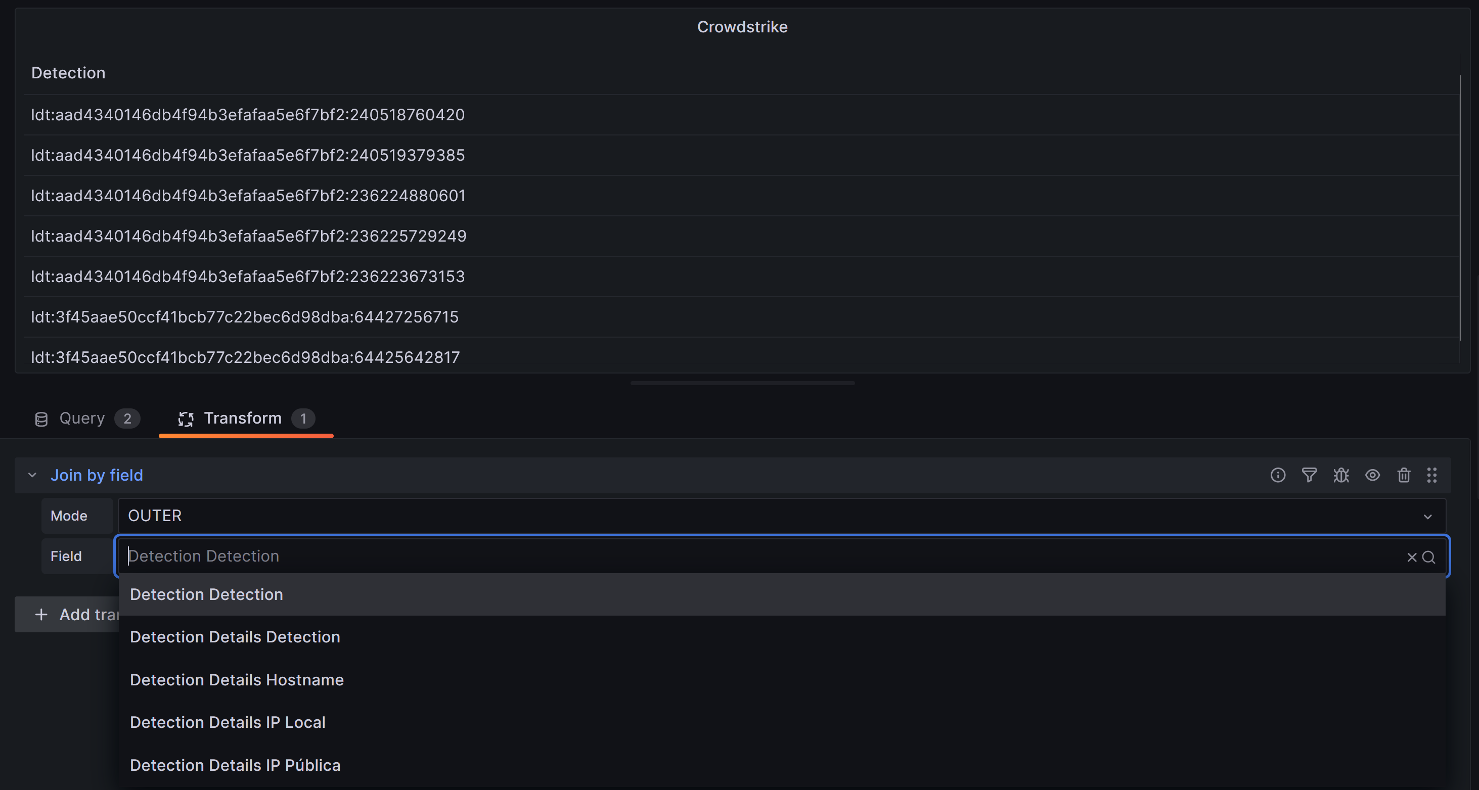 [Bug] Join by field not working with JSON from URL API · Issue #554 · grafana/grafana-infinity ...