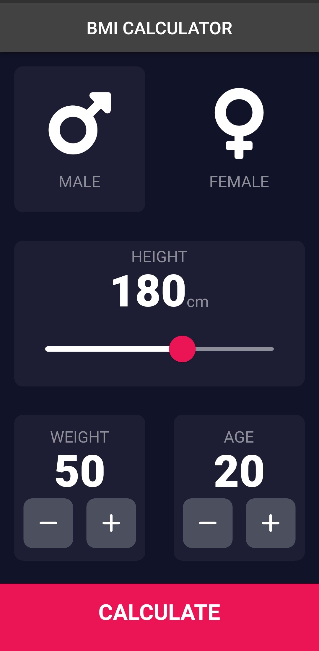 GitHub - ahmedfawzyjr/BMI-Calculator: BMI Calculator