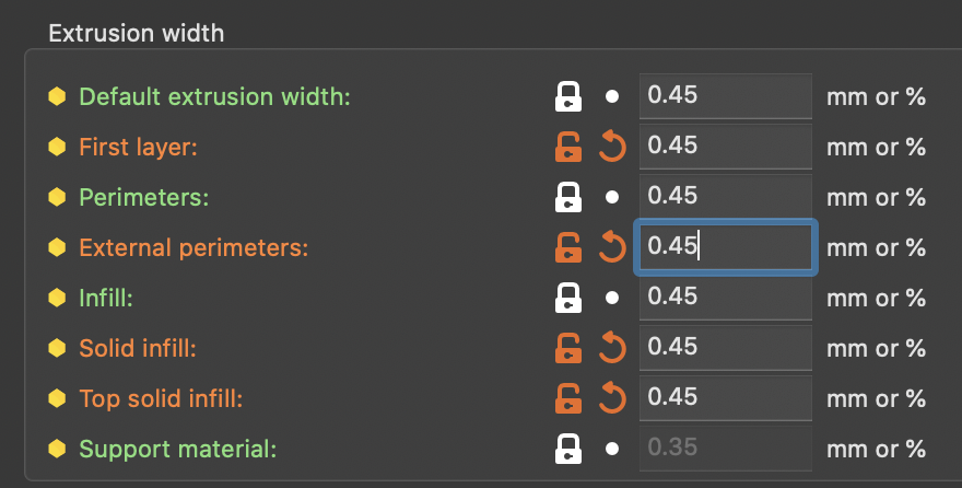 External perimeter extrusion width absolute setting (mm) not honored. · Issue #4936 · prusa3d ...