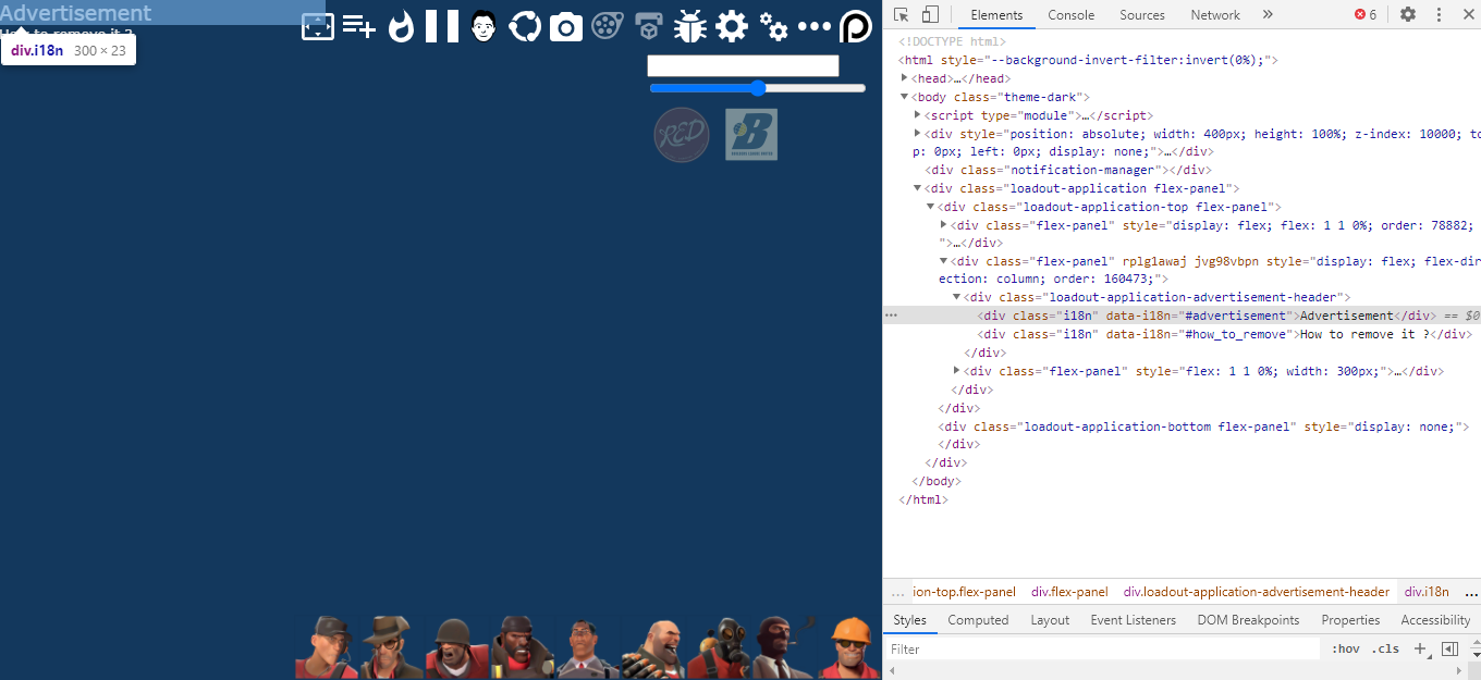 loadout.tf advertisement text · Issue #8433 · uBlockOrigin/uAssets · GitHub