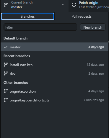 Minor bug: recent branches shown incorrectly · Issue #13105 · desktop ...