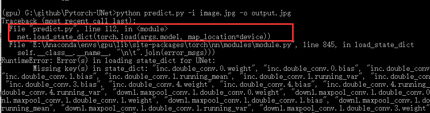 failed to run predict.py · Issue #130 · milesial/Pytorch-UNet · GitHub