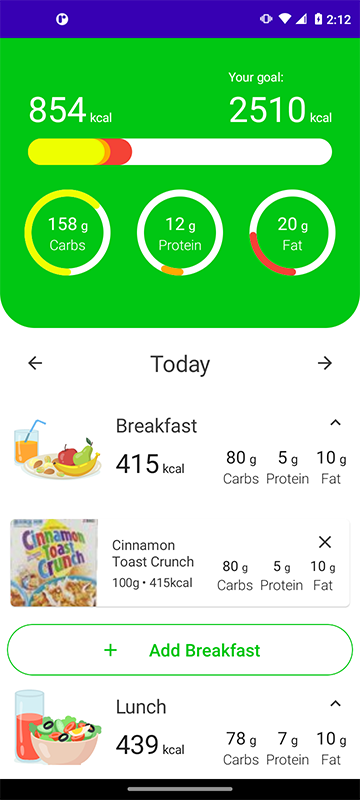 GitHub - TommyVisic/calorie-tracker: An app to track daily food intake built as part of taking a ...