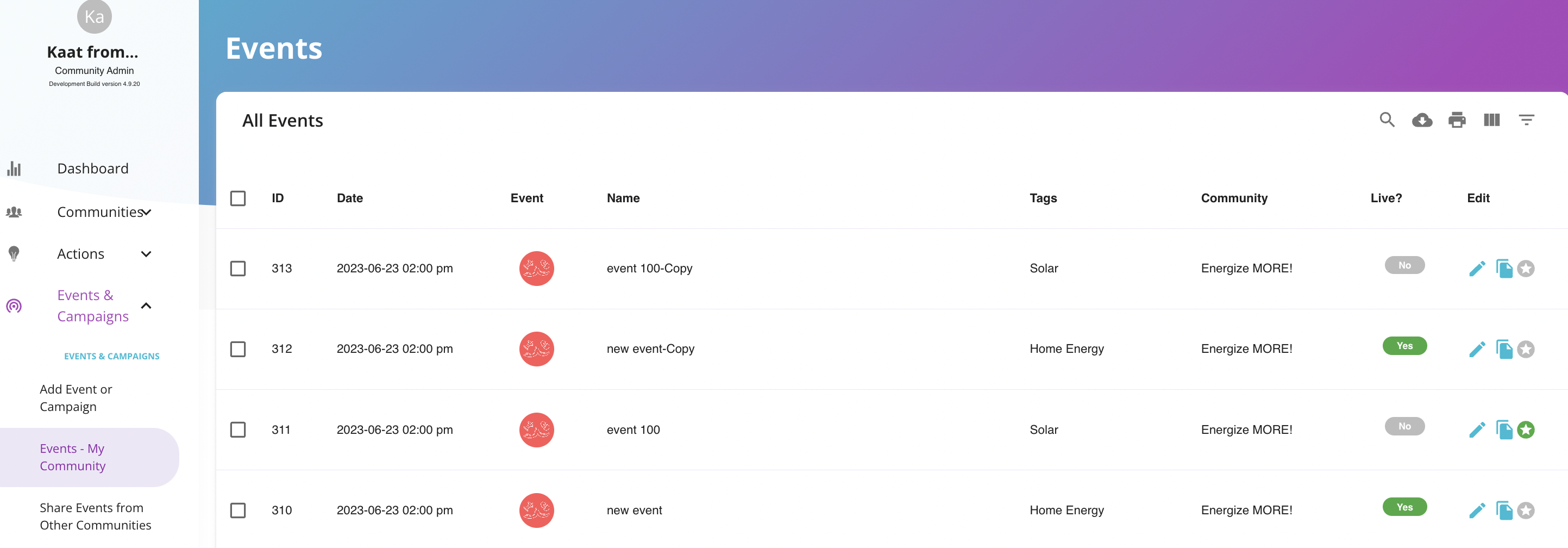 CAN: confused as to when an event (and edit button) show up on usr portal · Issue #992 ...