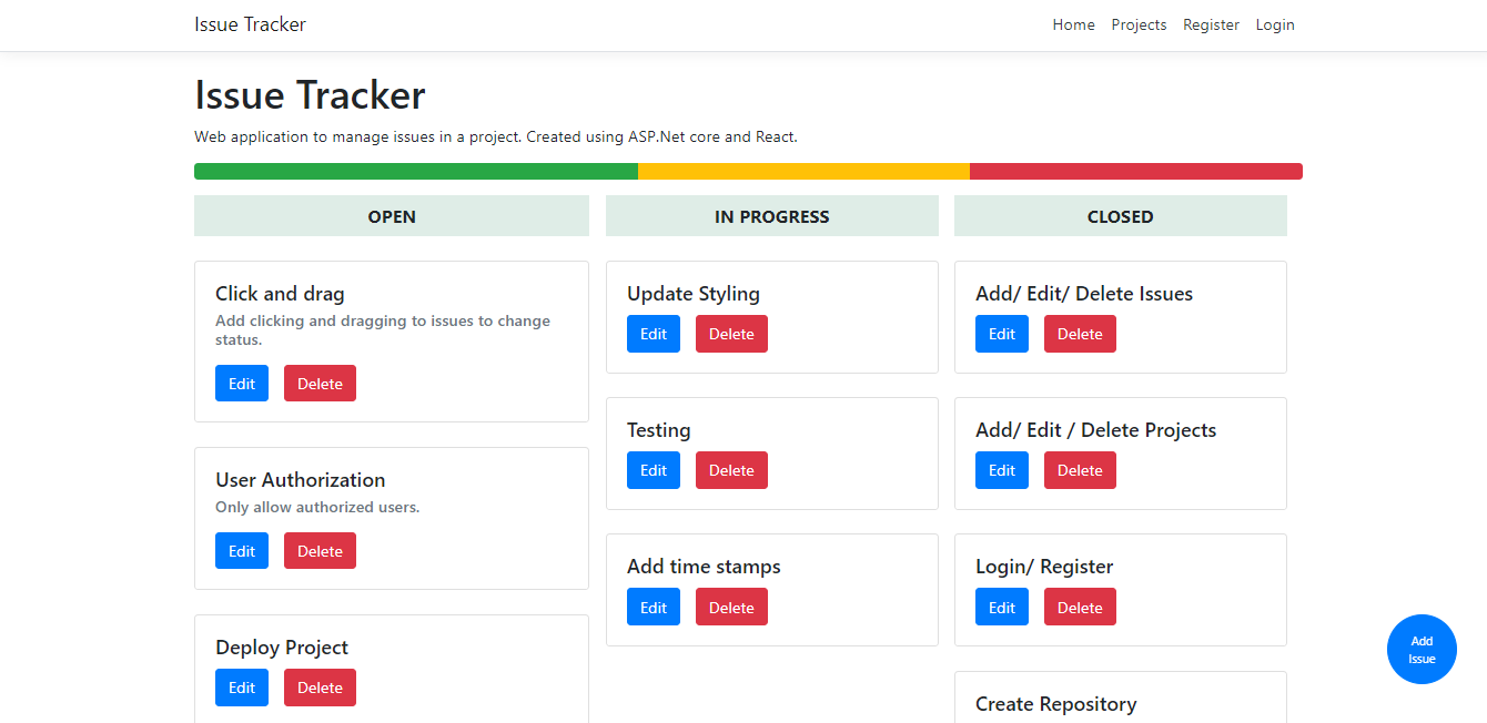GitHub - j-zuckerman/IssueTracker