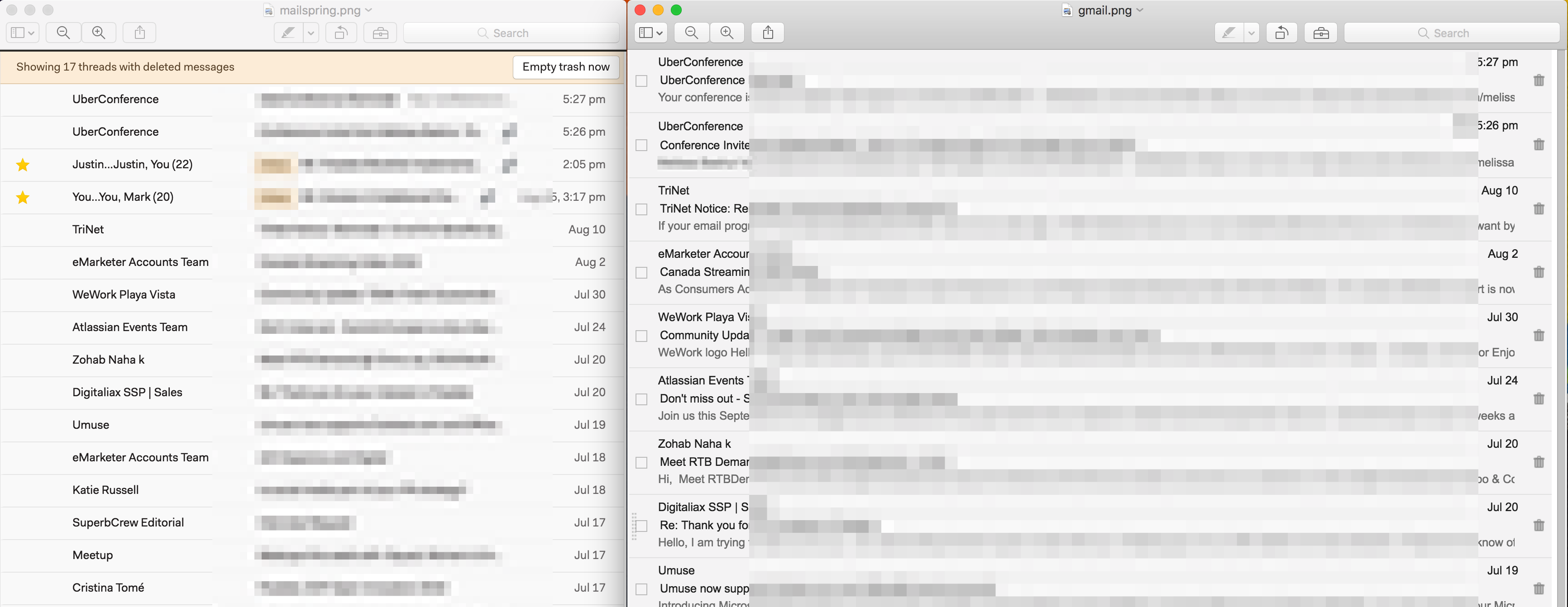 Mails persist in the trash after emptying the trash · Issue #220 ...