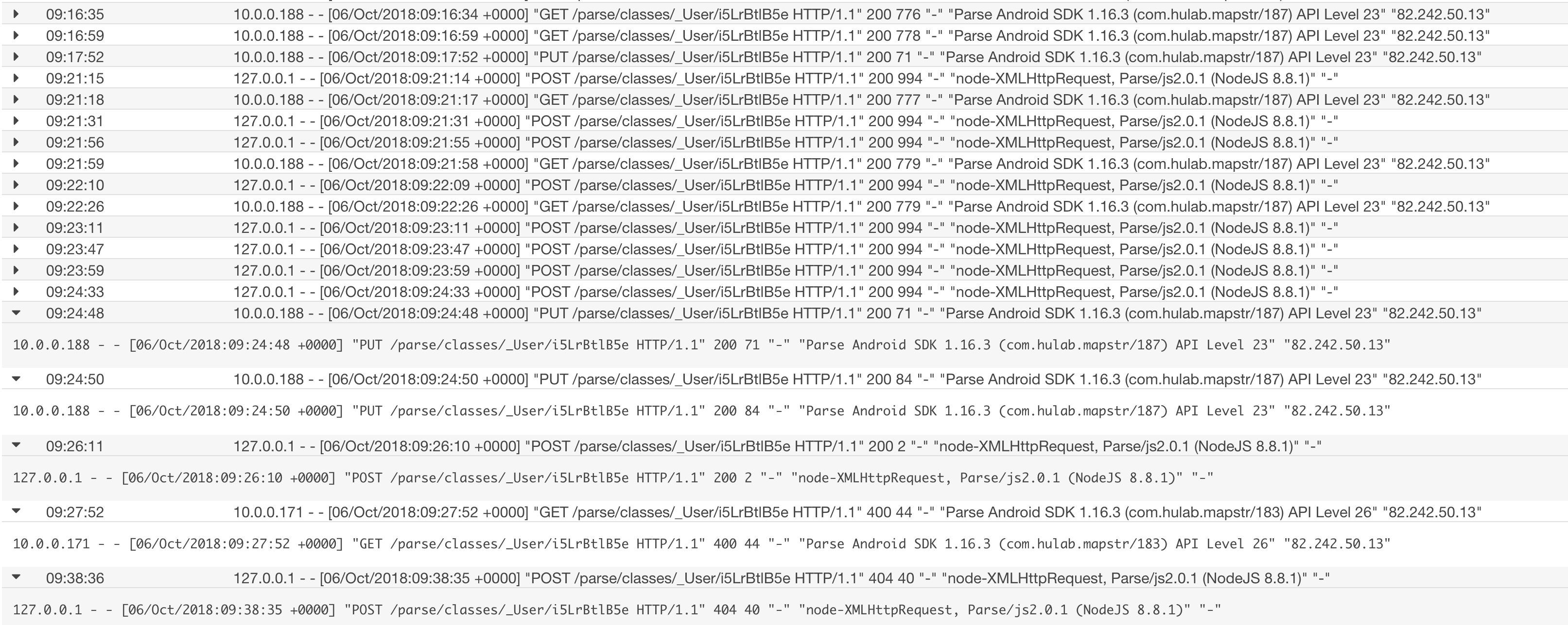 Parse User being deleted... · Issue #5100 · parse-community/parse-server · GitHub