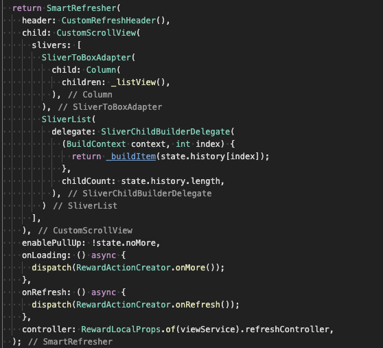 明明执行了RefreshCompleted(),但是还是提示刷新中 · Issue #277 · peng8350/flutter_pulltorefresh · GitHub