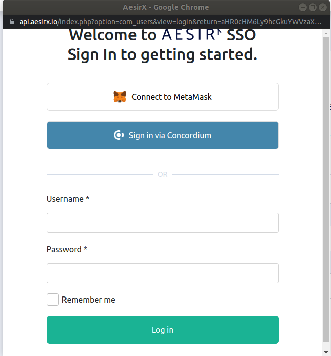 Nothing happen when connect to SSO with Metamask · Issue #15 · aesirxio/sso · GitHub