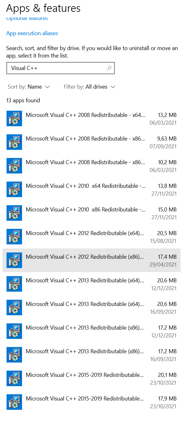 0x80070666 when installing vc_redist.x64.exe · Issue #189 · CXWorld/CapFrameX · GitHub