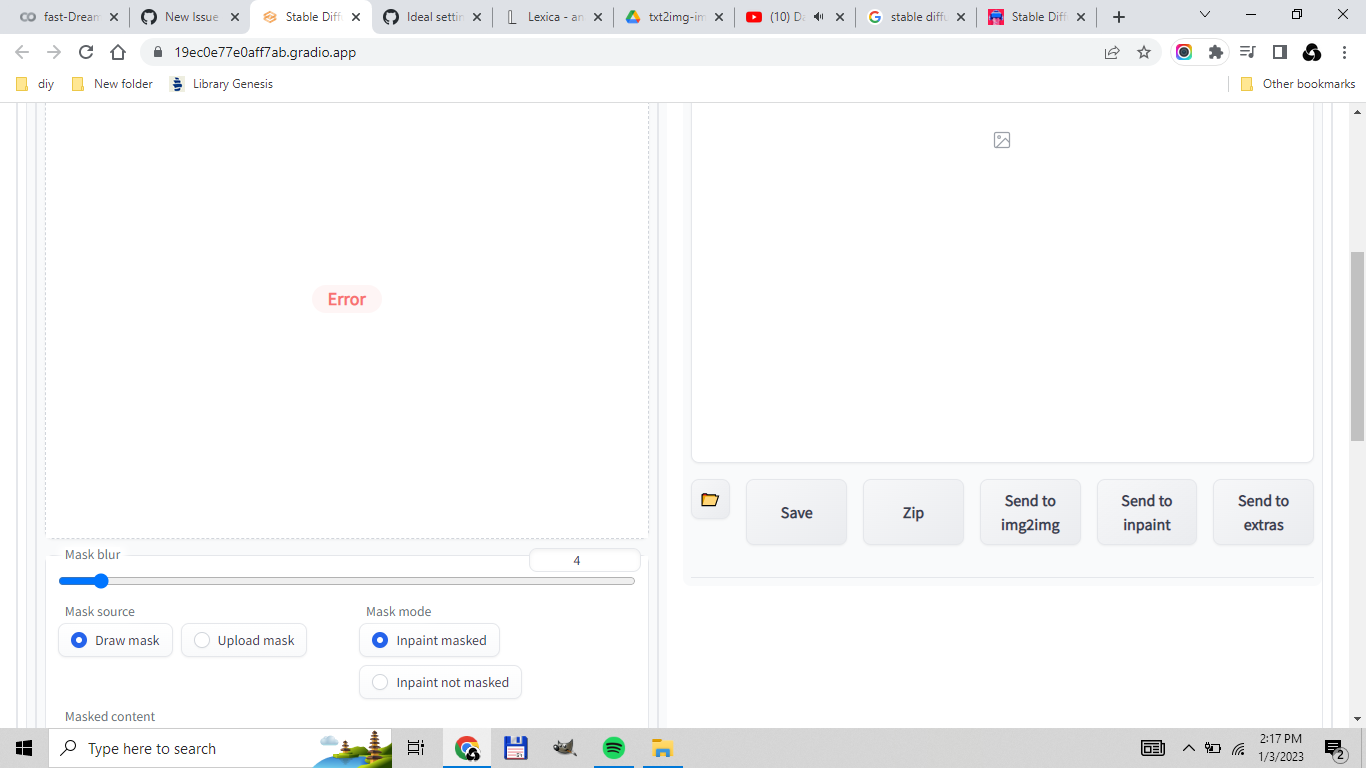 Img2img and inpaint error · Issue #1239 · TheLastBen/fast-stable ...