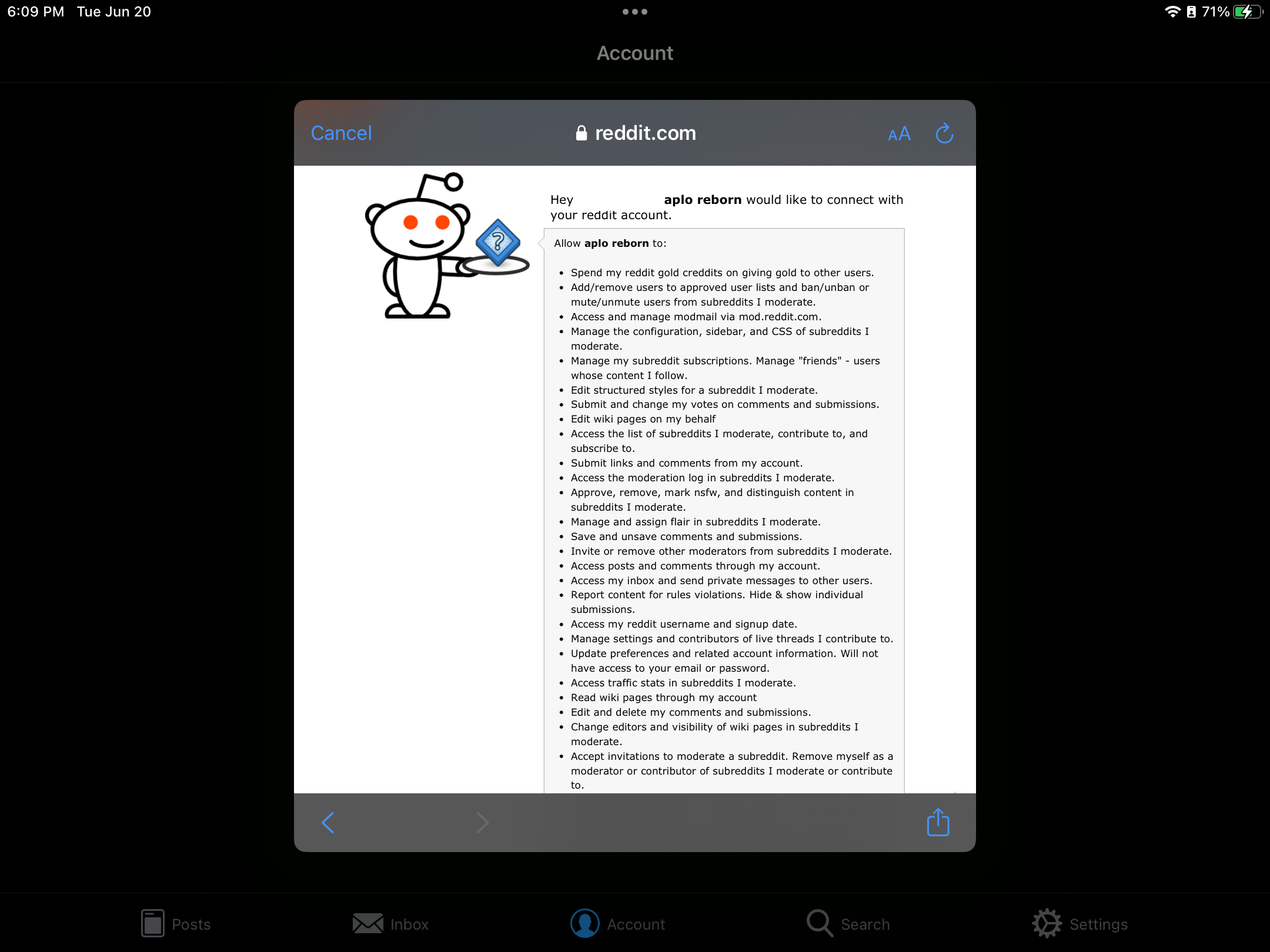 Getting auto logged out · Issue #3 · EthanArbuckle/Apollo-CustomApiCredentials · GitHub
