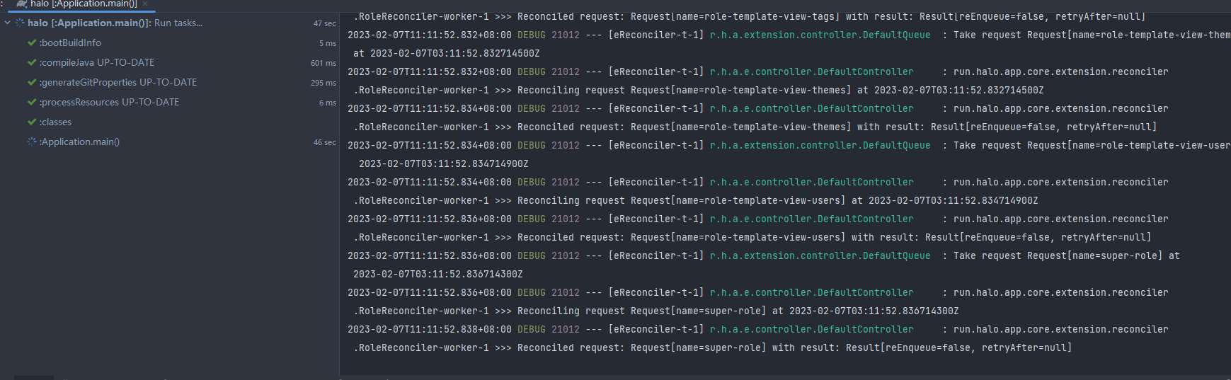 IDEA运行卡住 · Issue #3237 · halo-dev/halo · GitHub